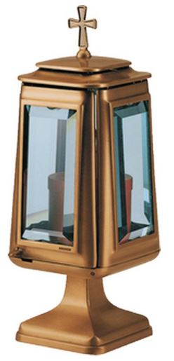 Bronze Lantern with Cross 1002 | Leverton Brothers